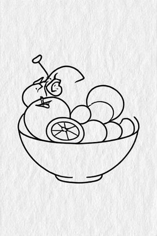 水果拼盘图片大全大图简笔画_怎么画才好看-第2张图片-山城妙识