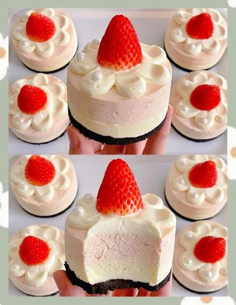 草莓芝士蛋糕怎么做_家庭烤箱版详细步骤-第1张图片-山城妙识 草莓芝士蛋糕怎么做_家庭烤箱版详细步骤-第1张图片-山城妙识