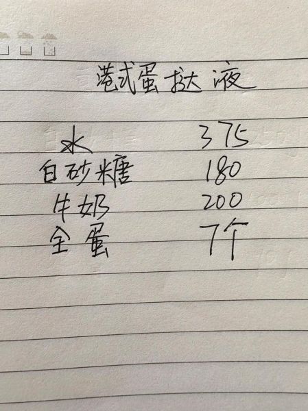 蛋挞液怎么调配_蛋挞液配方比例是多少-第1张图片-山城妙识