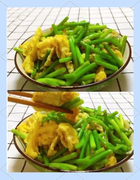 蒜苔炒鸡蛋先炒蒜苔还是鸡蛋_蒜苔炒鸡蛋正确步骤-第1张图片-山城妙识