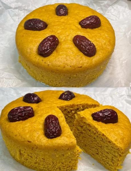 南瓜发糕最简单的做法_不用烤箱也能蓬松香甜-第1张图片-山城妙识