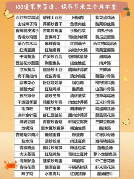 菜单大全菜名大全图片_如何快速找到高清图-第2张图片-山城妙识