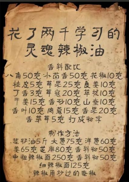 辣椒油怎么做才香_辣椒油调料秘制配方-第1张图片-山城妙识