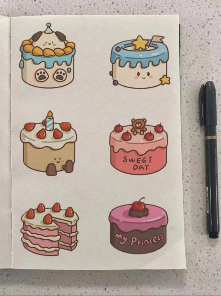 蛋糕怎么画简笔画_零基础也能学会的蛋糕画法-第2张图片-山城妙识 蛋糕怎么画简笔画_零基础也能学会的蛋糕画法-第2张图片-山城妙识