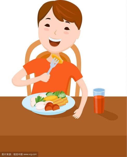 卡通吃饭图片怎么画_可爱吃饭卡通图片素材哪里找-第2张图片-山城妙识
