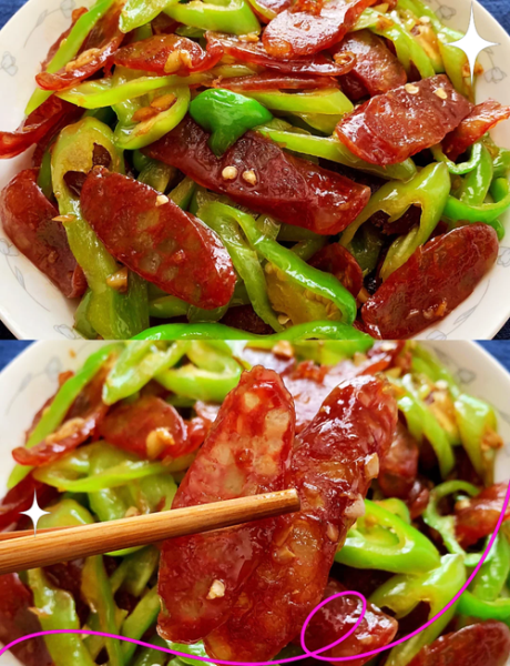青椒炒火腿肠怎么炒好吃_青椒炒火腿肠的家常做法-第2张图片-山城妙识