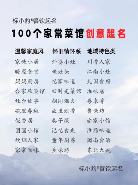 家常菜有哪些_如何给菜品起名字-第1张图片-山城妙识