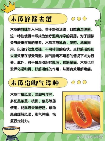 中药木瓜的功效与作用_木瓜的禁忌有哪些-第2张图片-山城妙识