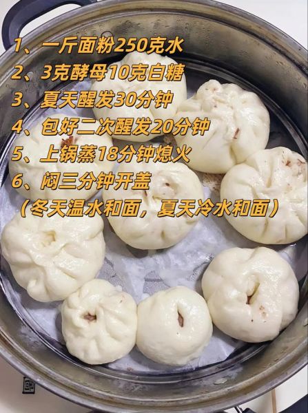 蒸包子怎么发面_蒸包子不开裂技巧-第2张图片-山城妙识