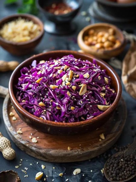 和紫甘蓝一起凉拌的菜有哪些_紫甘蓝凉拌怎么搭配好吃-第3张图片-山城妙识