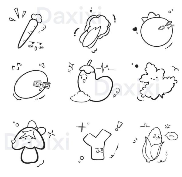 蔬菜简笔画怎么画_蔬菜大全图片有哪些-第1张图片-山城妙识 蔬菜简笔画怎么画_蔬菜大全图片有哪些-第1张图片-山城妙识