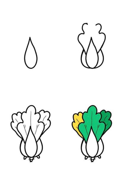 蔬菜简笔画怎么画_蔬菜大全图片有哪些-第3张图片-山城妙识 蔬菜简笔画怎么画_蔬菜大全图片有哪些-第3张图片-山城妙识