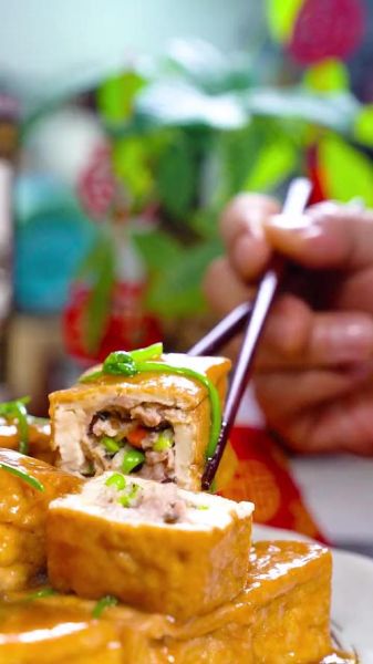 鲁菜豆腐箱怎么做_正宗豆腐箱配方-第1张图片-山城妙识
