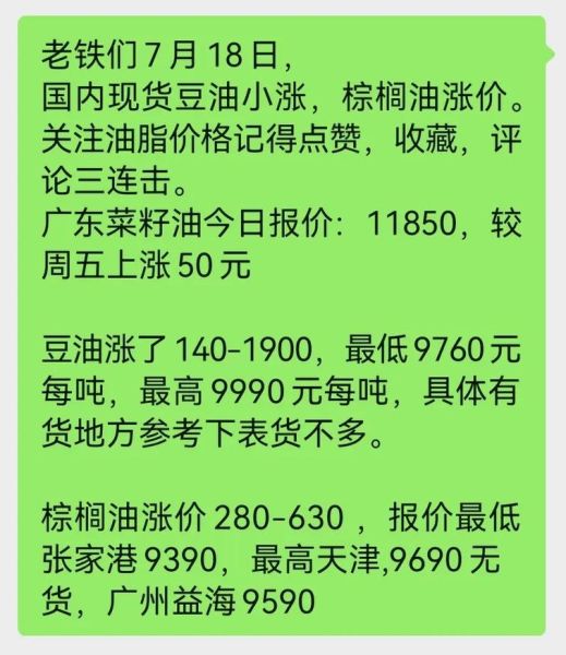 豆油价格今日多少钱一吨_2024年豆油行情还会涨吗-第2张图片-山城妙识