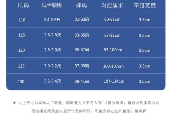 裤带怎么选_裤带尺寸对照表-第2张图片-山城妙识 裤带怎么选_裤带尺寸对照表-第2张图片-山城妙识