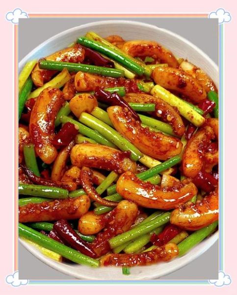 鱿鱼蒜苔怎么做_鱿鱼蒜苔的家常做法-第1张图片-山城妙识