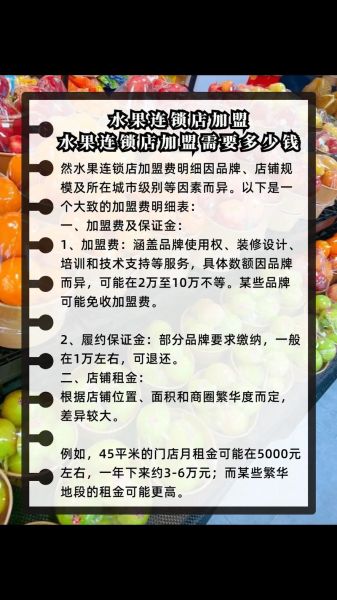 加盟水果店一般多少钱_加盟水果店需要哪些费用-第1张图片-山城妙识 加盟水果店一般多少钱_加盟水果店需要哪些费用-第1张图片-山城妙识
