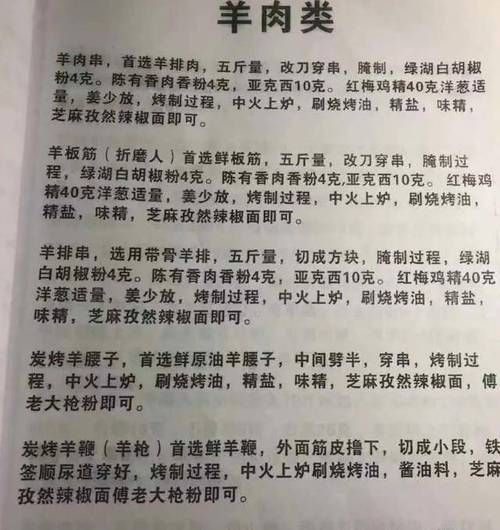 羊肉烧烤腌制料配方大全_如何腌制羊肉更嫩-第3张图片-山城妙识