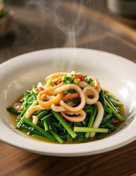 鱿鱼炒韭菜怎么炒_鱿鱼炒韭菜的家常做法-第2张图片-山城妙识