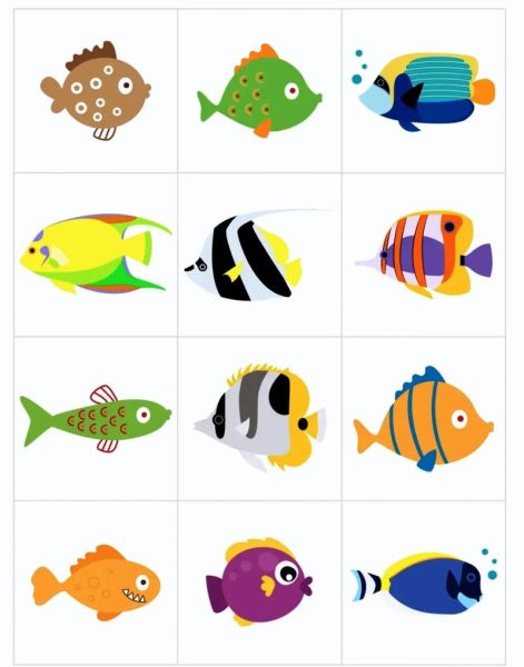 鱼简笔画图片大全大图_如何教孩子画-第3张图片-山城妙识