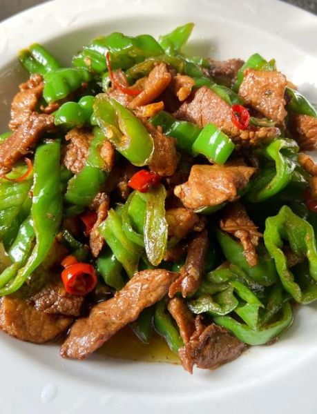 辣椒炒肉片怎么做_辣椒炒肉片最简单的做法-第1张图片-山城妙识