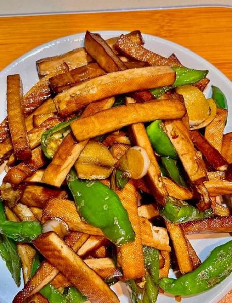 素炒豆腐干怎么炒好吃_素炒豆腐干的做法大全-第1张图片-山城妙识 素炒豆腐干怎么炒好吃_素炒豆腐干的做法大全-第1张图片-山城妙识