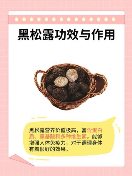 黑松露的功效与作用_黑松露怎么吃效果最好-第3张图片-山城妙识