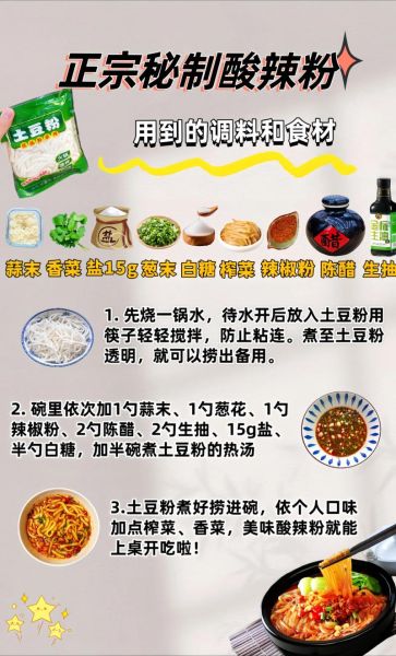 酸辣粉怎么做_酸辣粉配方比例-第1张图片-山城妙识