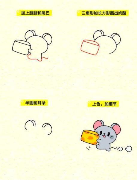 老鼠图片怎么画_老鼠图片简笔画教程-第2张图片-山城妙识 老鼠图片怎么画_老鼠图片简笔画教程-第2张图片-山城妙识