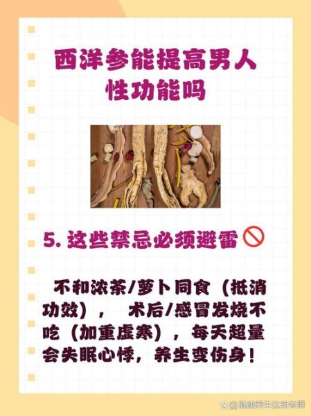 西洋参壮阳吗_西洋参能提高性功能吗-第3张图片-山城妙识