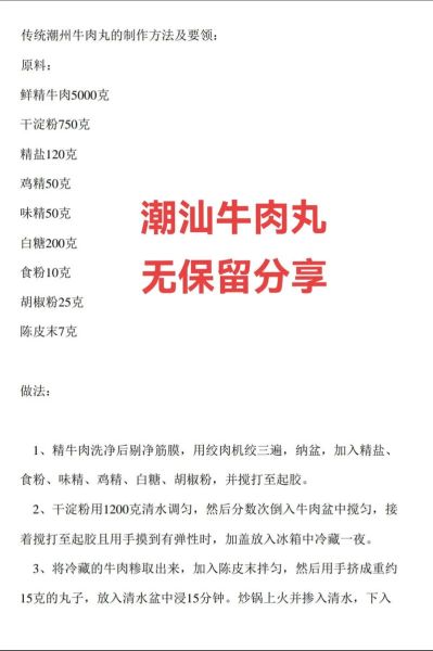 潮汕牛肉丸怎么做_正宗手工牛肉丸配方-第1张图片-山城妙识 潮汕牛肉丸怎么做_正宗手工牛肉丸配方-第1张图片-山城妙识