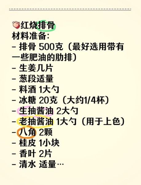 炖排骨调料配方_家常做法怎么调才香-第1张图片-山城妙识