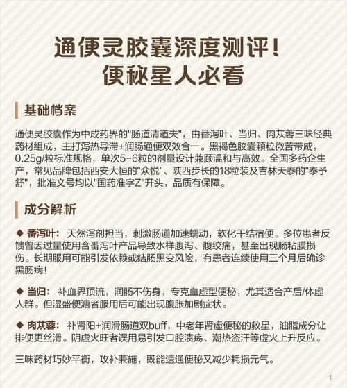 通便灵胶囊的功效与作用_便秘吃多久见效-第2张图片-山城妙识