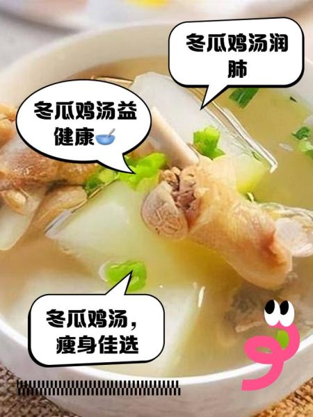 冬瓜鸡汤的功效与作用禁忌_哪些人不能喝-第1张图片-山城妙识