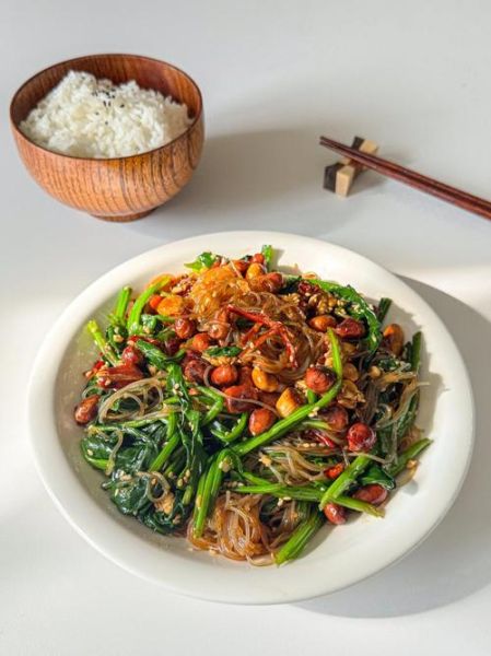 陈醋菠菜花生米怎么拌好吃_陈醋菠菜花生米做法窍门-第1张图片-山城妙识 陈醋菠菜花生米怎么拌好吃_陈醋菠菜花生米做法窍门-第1张图片-山城妙识