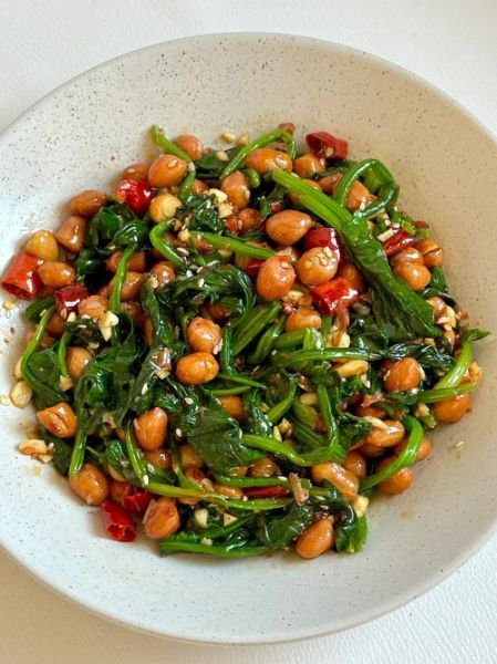 陈醋菠菜花生米怎么拌好吃_陈醋菠菜花生米做法窍门-第2张图片-山城妙识 陈醋菠菜花生米怎么拌好吃_陈醋菠菜花生米做法窍门-第2张图片-山城妙识