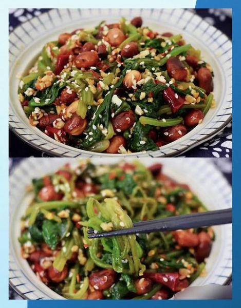 陈醋菠菜花生米怎么拌好吃_陈醋菠菜花生米做法窍门-第3张图片-山城妙识 陈醋菠菜花生米怎么拌好吃_陈醋菠菜花生米做法窍门-第3张图片-山城妙识