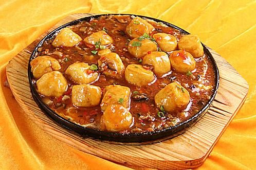 铁板日本豆腐怎么做_家常做法步骤-第2张图片-山城妙识