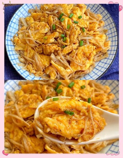 金针菇煎蛋怎么做_金针菇煎蛋的家常做法-第1张图片-山城妙识