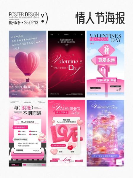 情人节海报模板怎么选_情人节海报模板素材哪里找-第2张图片-山城妙识