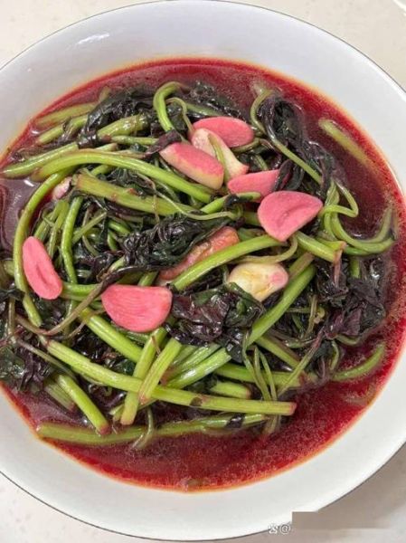 红苋菜的做法有几种_红苋菜怎么炒好吃-第3张图片-山城妙识