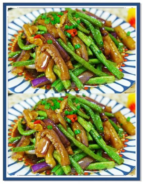 茄子烧豇豆怎么烧好吃_豇豆茄子家常做法-第1张图片-山城妙识