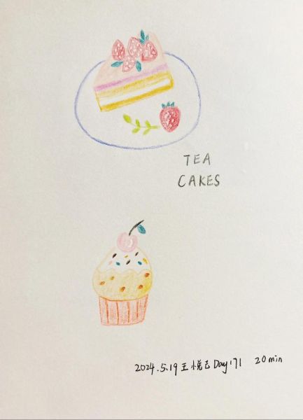 甜点简笔画怎么画_零基础也能学会的步骤-第3张图片-山城妙识