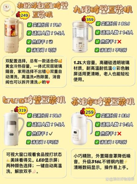 破壁机好还是豆浆机好_家用怎么选-第1张图片-山城妙识