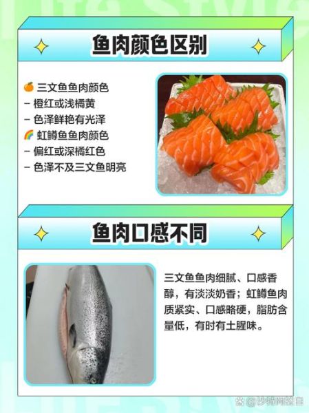 虹鳟鱼和三文鱼的区别_虹鳟鱼可以生吃吗-第2张图片-山城妙识