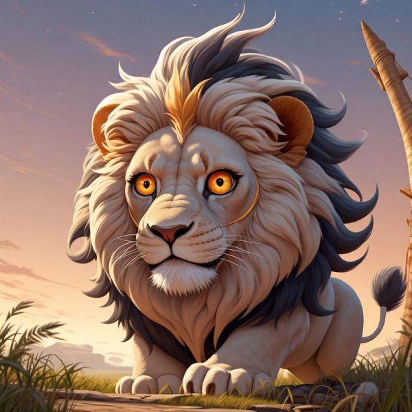 可爱狮子头像怎么画_可爱狮子头像素材哪里找-第3张图片-山城妙识