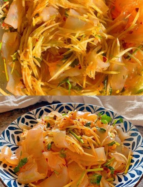 黄瓜丝拌拉皮怎么做_黄瓜丝拌拉皮家常做法-第2张图片-山城妙识