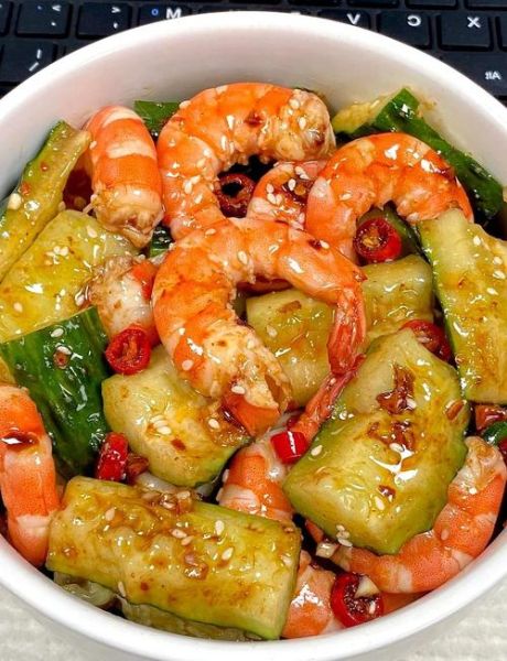 黄瓜炒虾仁怎么做_黄瓜炒虾仁热量高吗-第1张图片-山城妙识