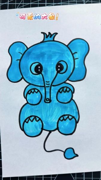 大象简笔画怎么画_大象简笔画步骤图-第1张图片-山城妙识 大象简笔画怎么画_大象简笔画步骤图-第1张图片-山城妙识