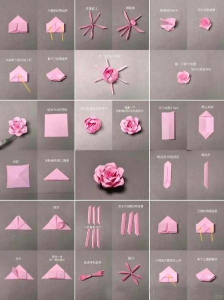 怎样折玫瑰花_折纸玫瑰步骤图解-第2张图片-山城妙识 怎样折玫瑰花_折纸玫瑰步骤图解-第2张图片-山城妙识